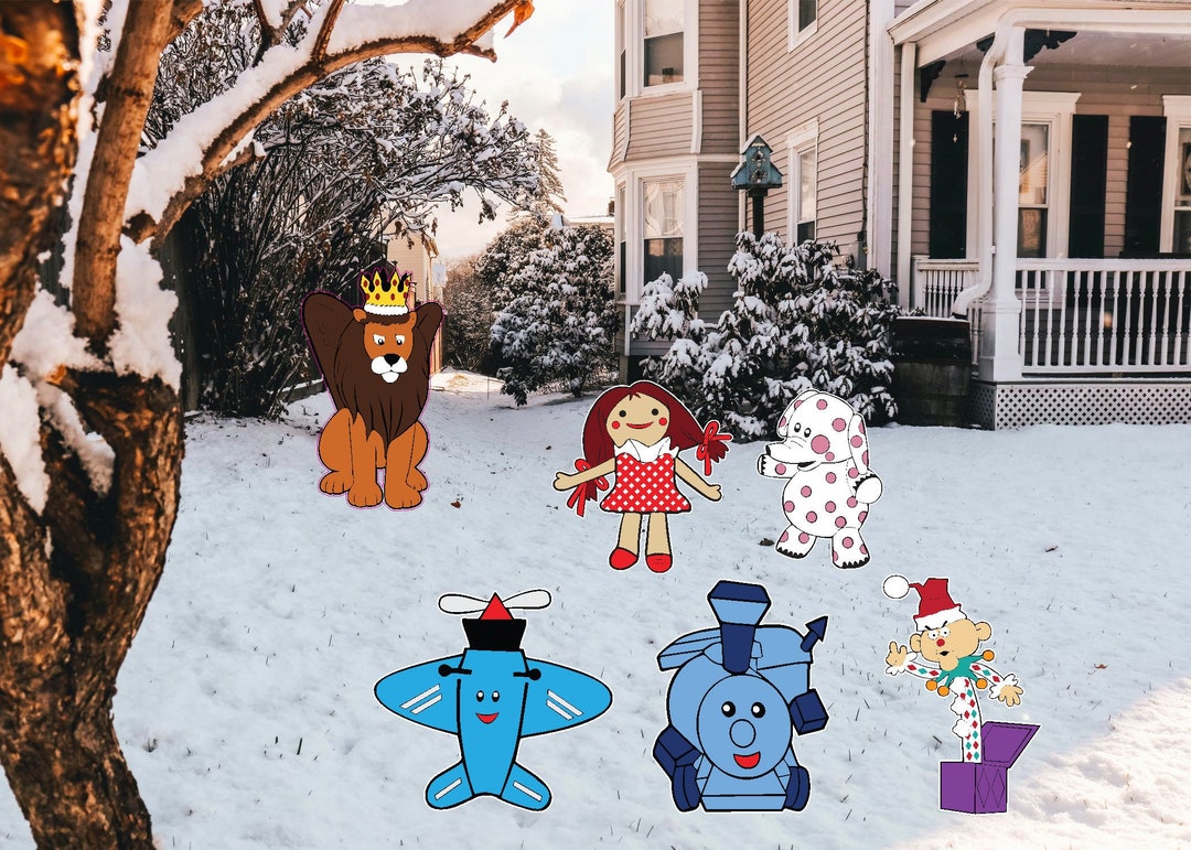 Rudolph Airplane, Charlie in the Box, Dolly, King Moonracer, Train, and ...