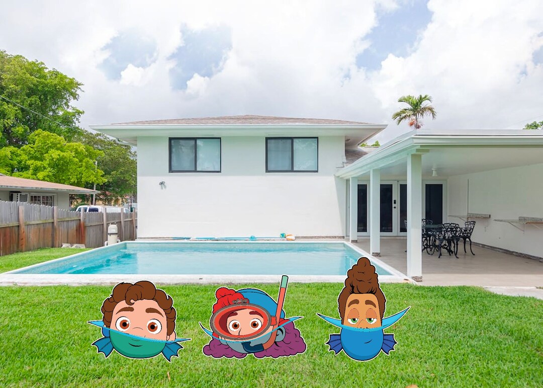 Luca the Movie Alberto Giulia Sea Creatures Underwater Snorkel - Etsy