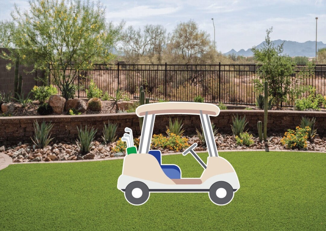 Golf Cart Photo Prop Golfing Baby Shower Gender Reveal Clubs Themed ...