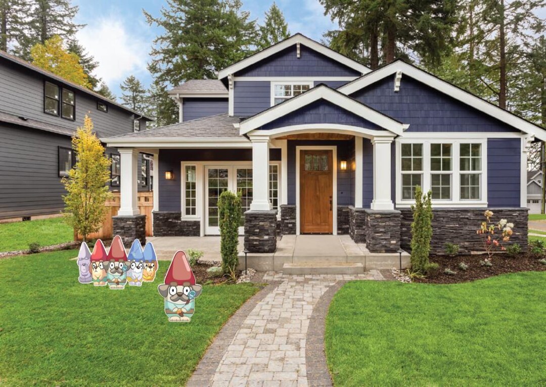 Bluey Gnomes Hecuba Tony Gerald Meditation Gnome Bingo Hammerbarn ...