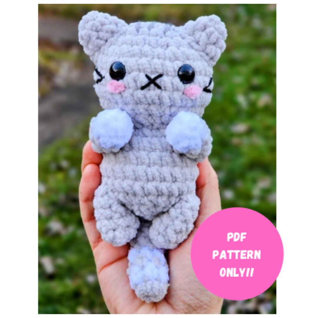 Tabby Cat Crochet Pattern / Crochet Cat Pattern / Cat Plush / Cat ...