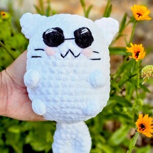 Gojo Cat Crochet Pattern Satoru Gojo Jujutsu Kaisen Low Sew Crochet ...