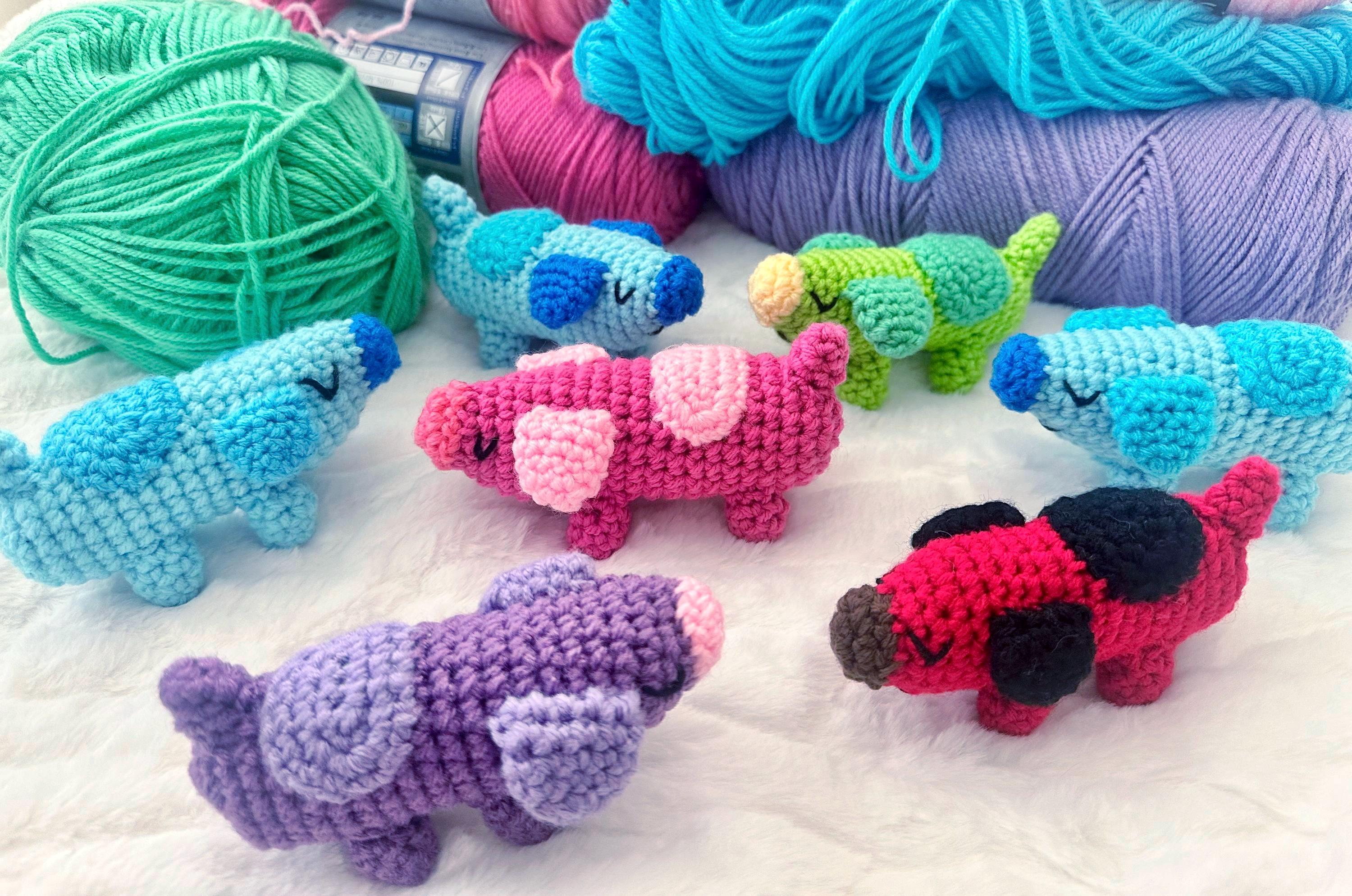 Long Dog Crochet Pattern, Crochet Blue Y Dog Amigurumi, Weiner Dog ...