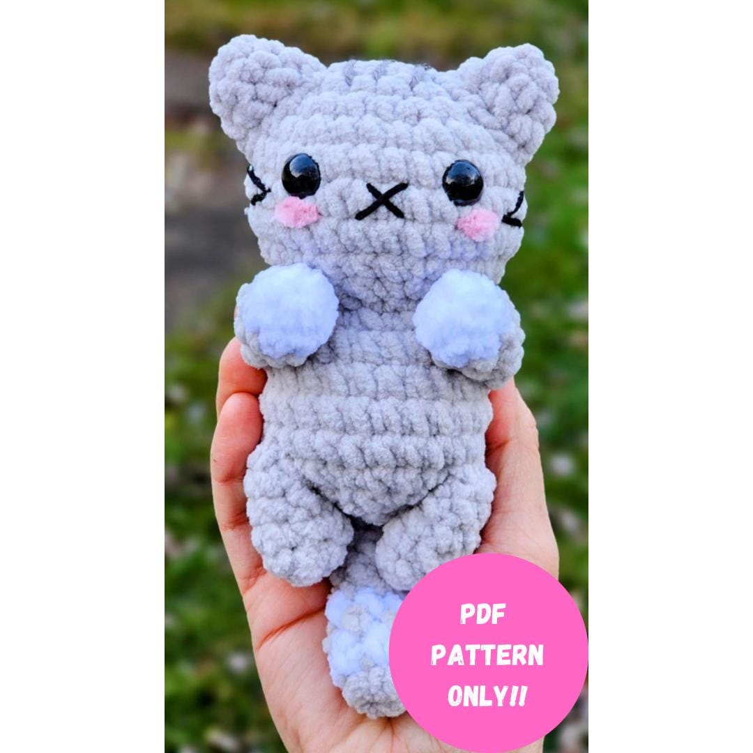 Tabby Cat Crochet Cat Pattern / Kitten Crochet Pattern / Kitten ...