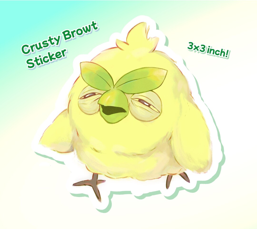 Crusty Browt Sticker [PKMN] - Etsy