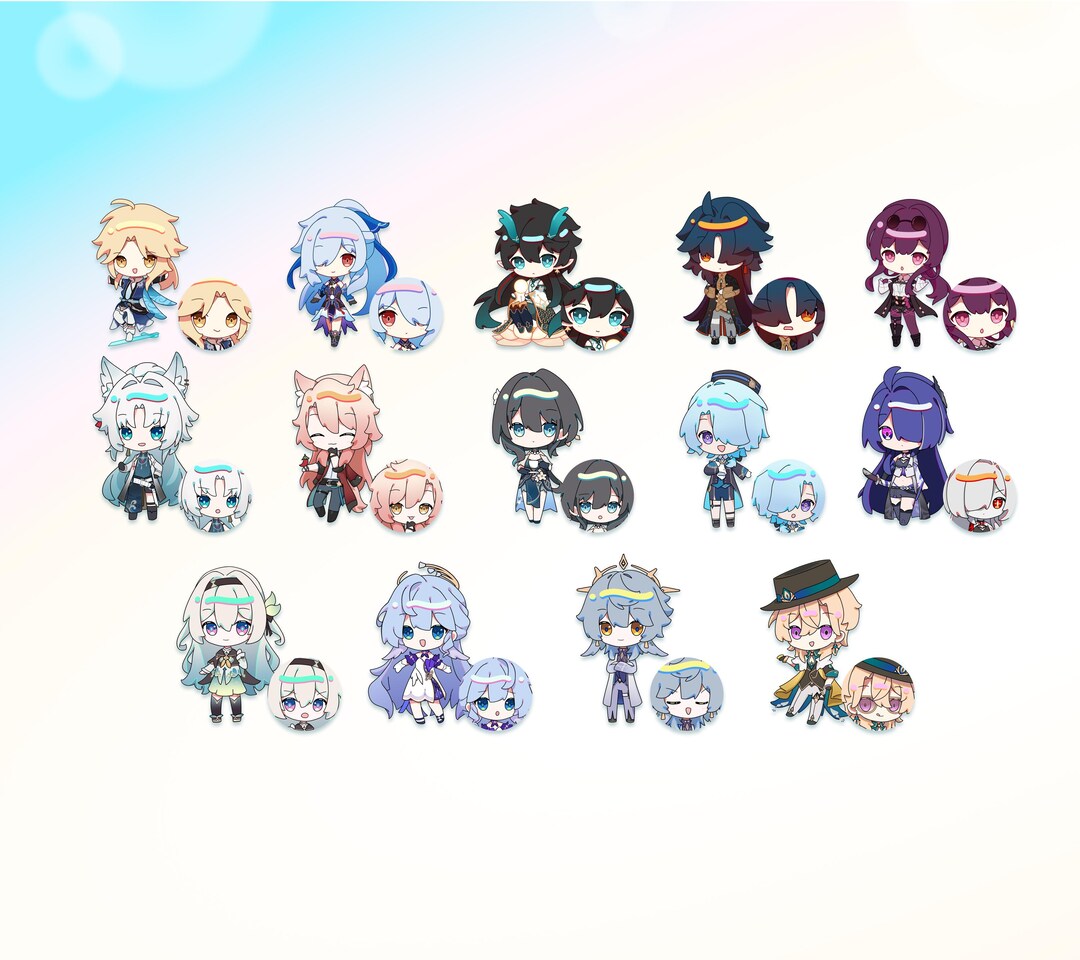 Honkai Star Rail 2.5" Acrylic Keychains [DOUBLE SIDED] - Etsy