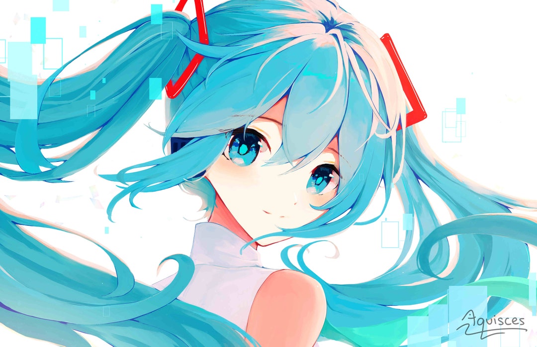 Hatsune Miku [vocaloid] 11" X 17" Poster - Etsy