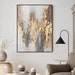 Beige Gold Abstract Painting Minimalist Abstract Painting Modern ...