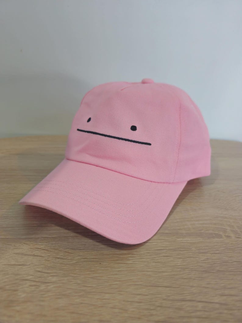Pokemon Ditto Hat Embroidered Cap, Cotton - Etsy