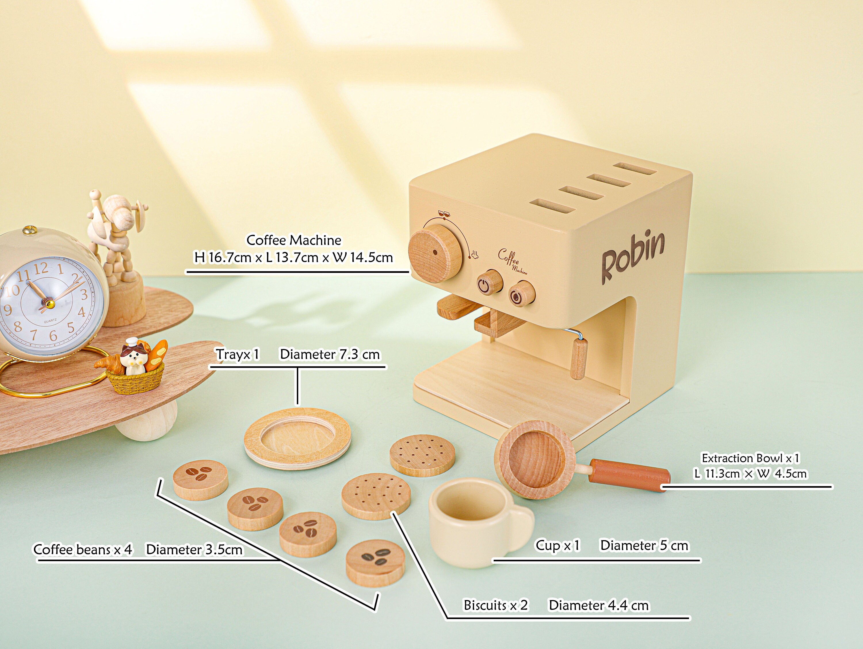 Personalized Engraved Coffee Machine Toy, 1st Birthday Boys, Easter ...