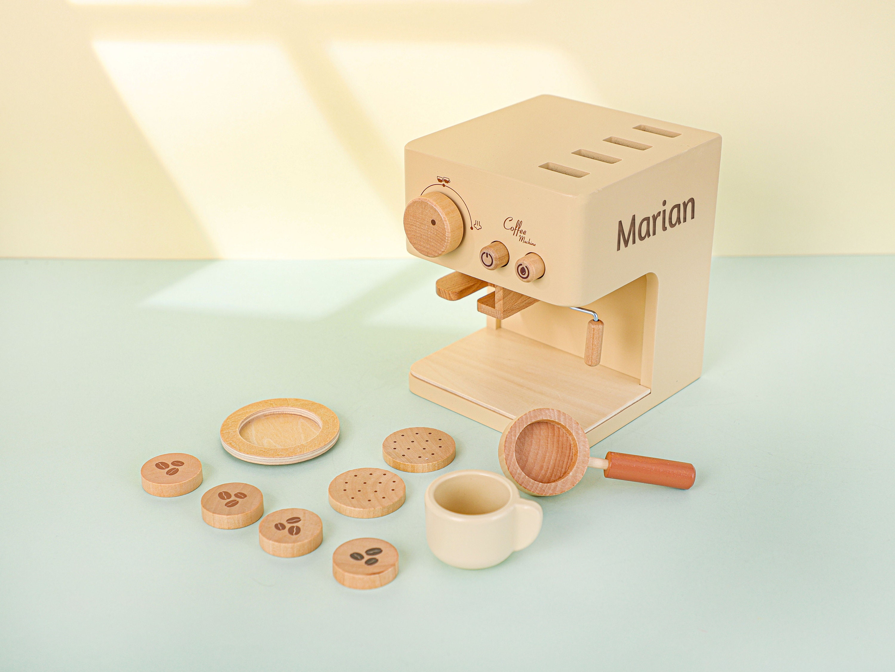 Personalized Engraved Coffee Machine Toy, 1st Birthday Boys, Easter ...