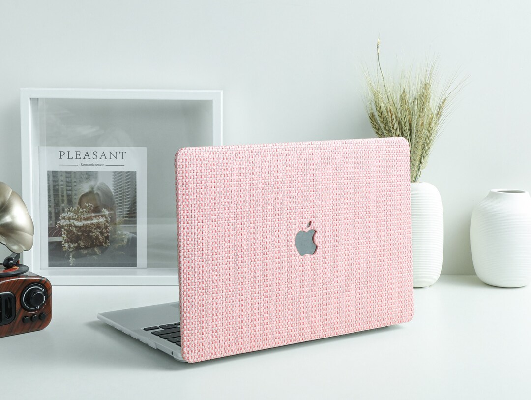 Woven Textures Leather for New Macbook Pro 14 Case Macbook - Etsy