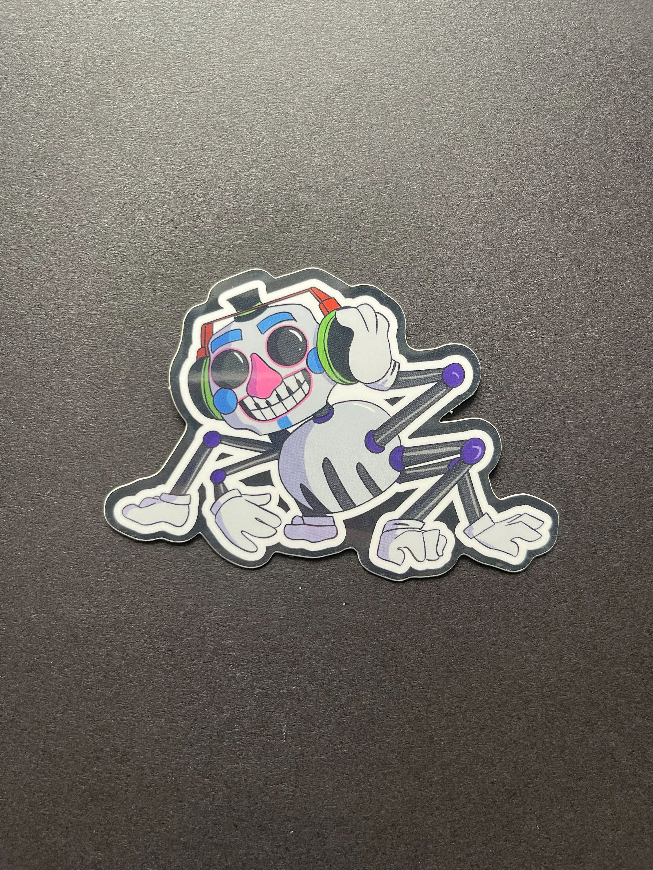 Fnaf Character Vinyl Sticker Chica, Freddy, Monty, Roxanne, Music Man ...