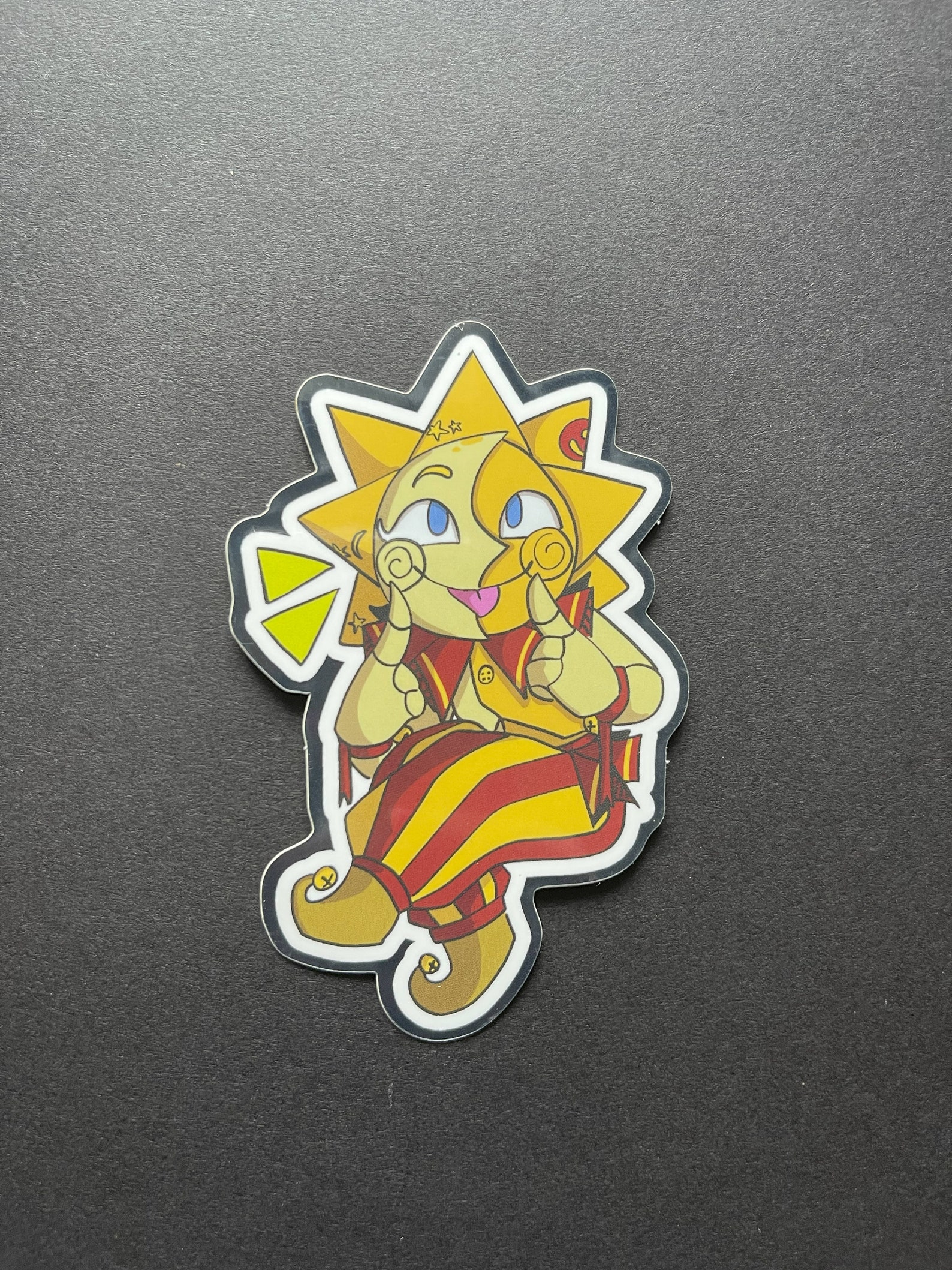 Fnaf Character Vinyl Sticker Chica, Freddy, Monty, Roxanne, Music Man ...