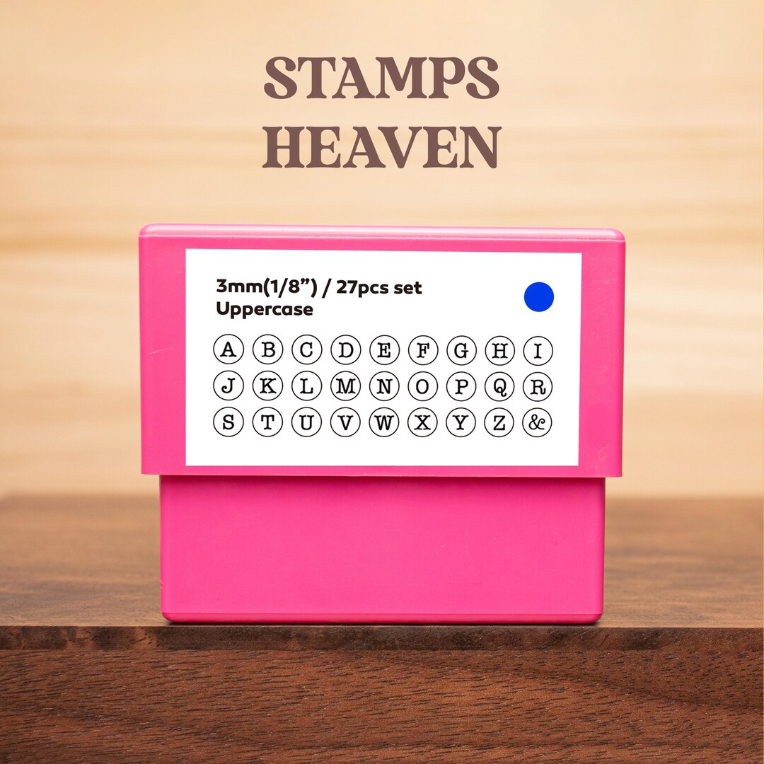 3 Sets,3mm Lowercase Metal Stamp,uppercase Metal Design Stamp,number ...