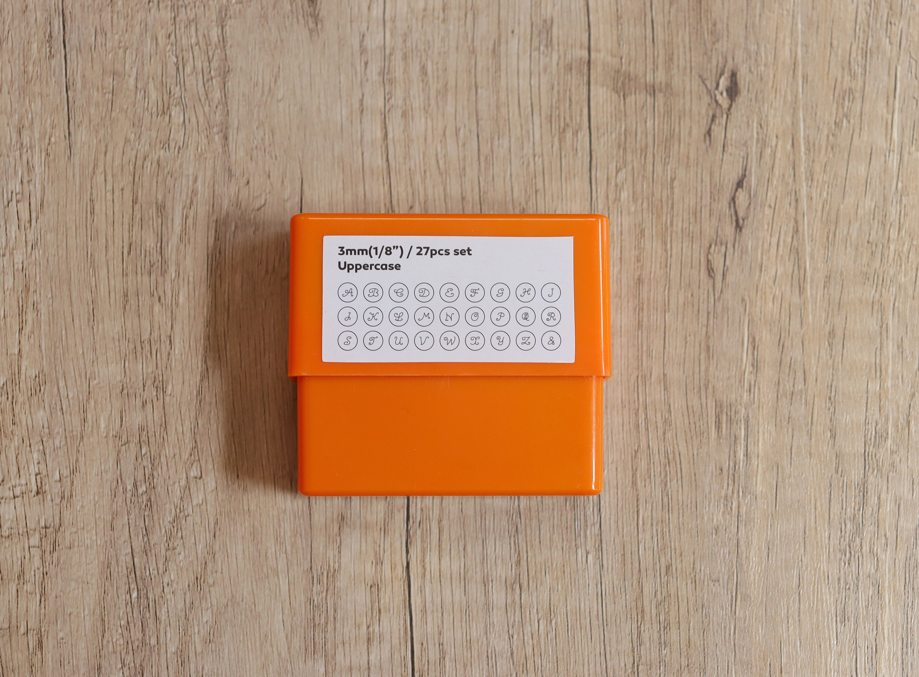 Capital Squiggle Letters Stamp, Uppercase Metal Design Stamp, Metal ...