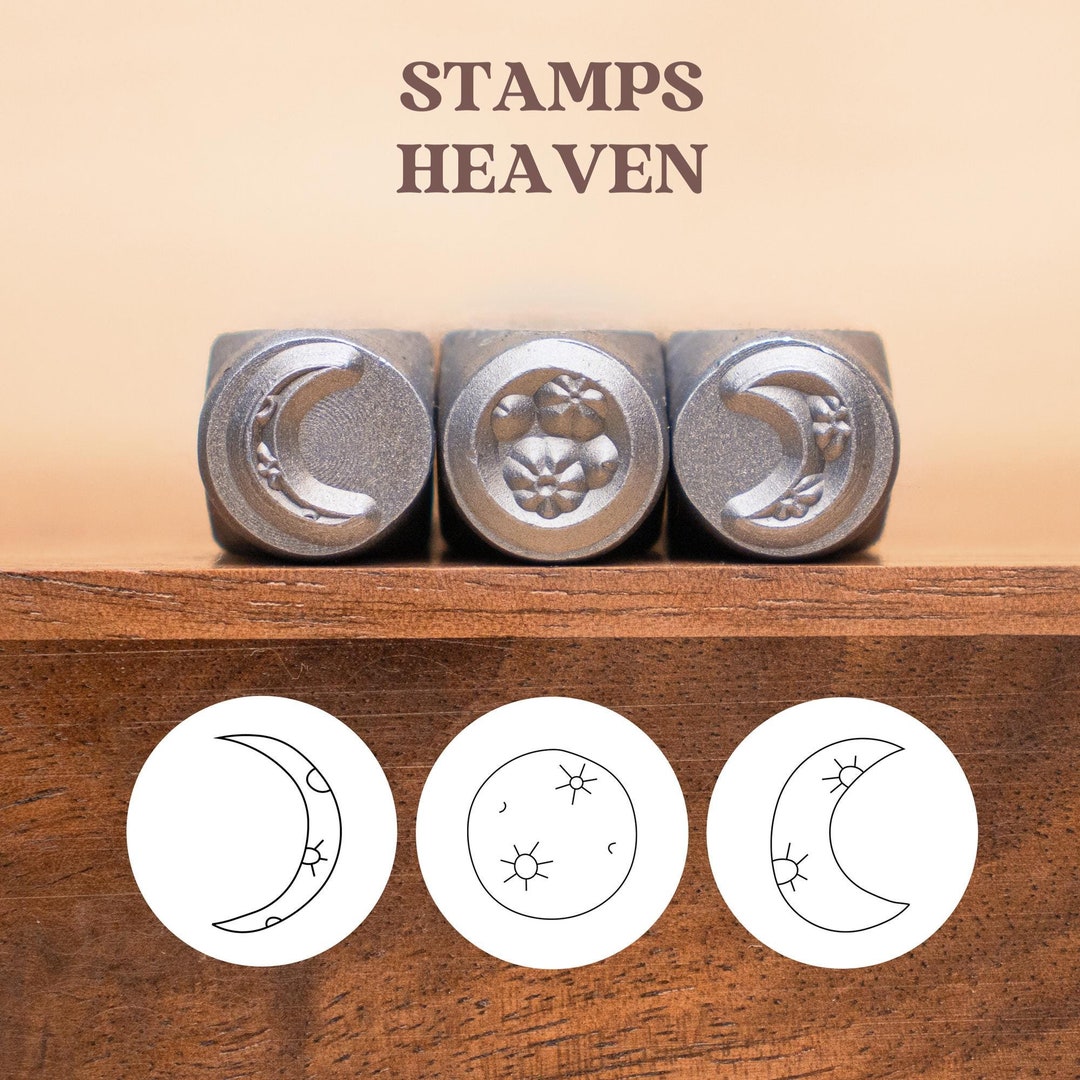 Lunar Moon Metal Design Stamp: Jewelry Making Punch Tool (8.5MM) - Etsy