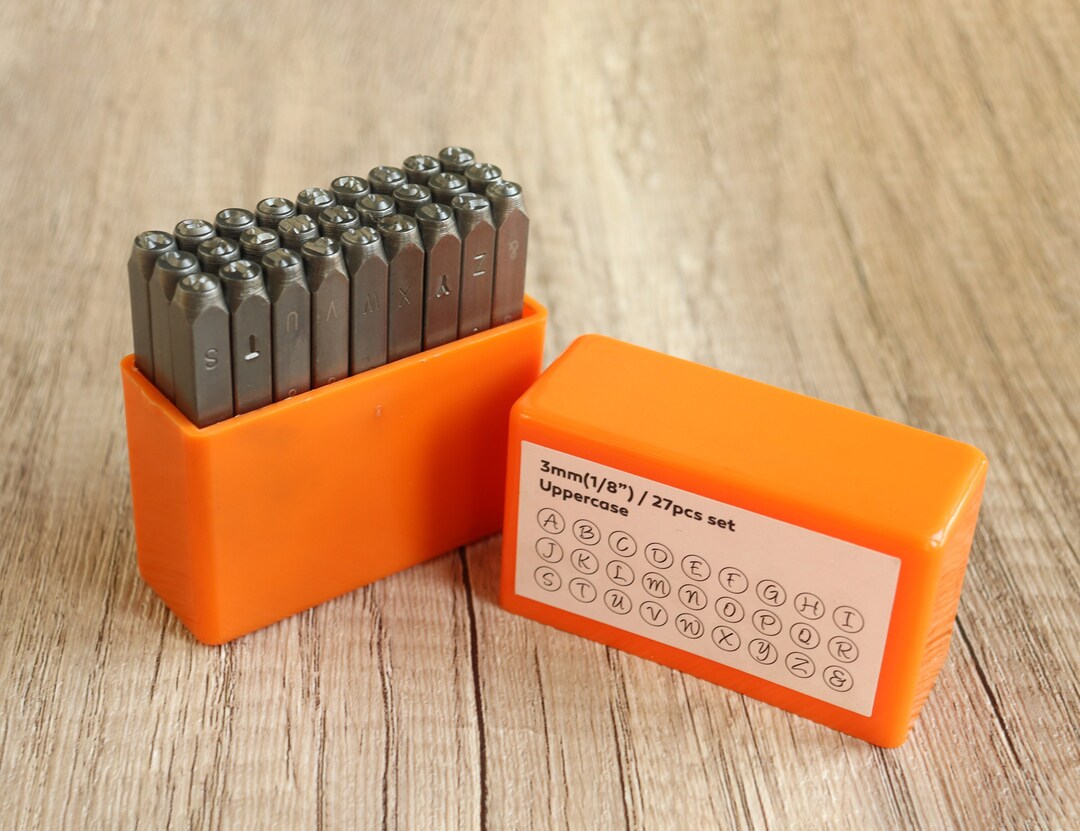 Uppercase/lowercase Metal Stamp, Metal Design Stamp, Metal Stamping ...