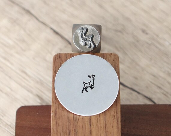 Deer Metal Stamp Animal Metal Design Stamp Metal Stamping Punch Tools Supplies for Hand Stamped DIY Jewelry Making Etsy