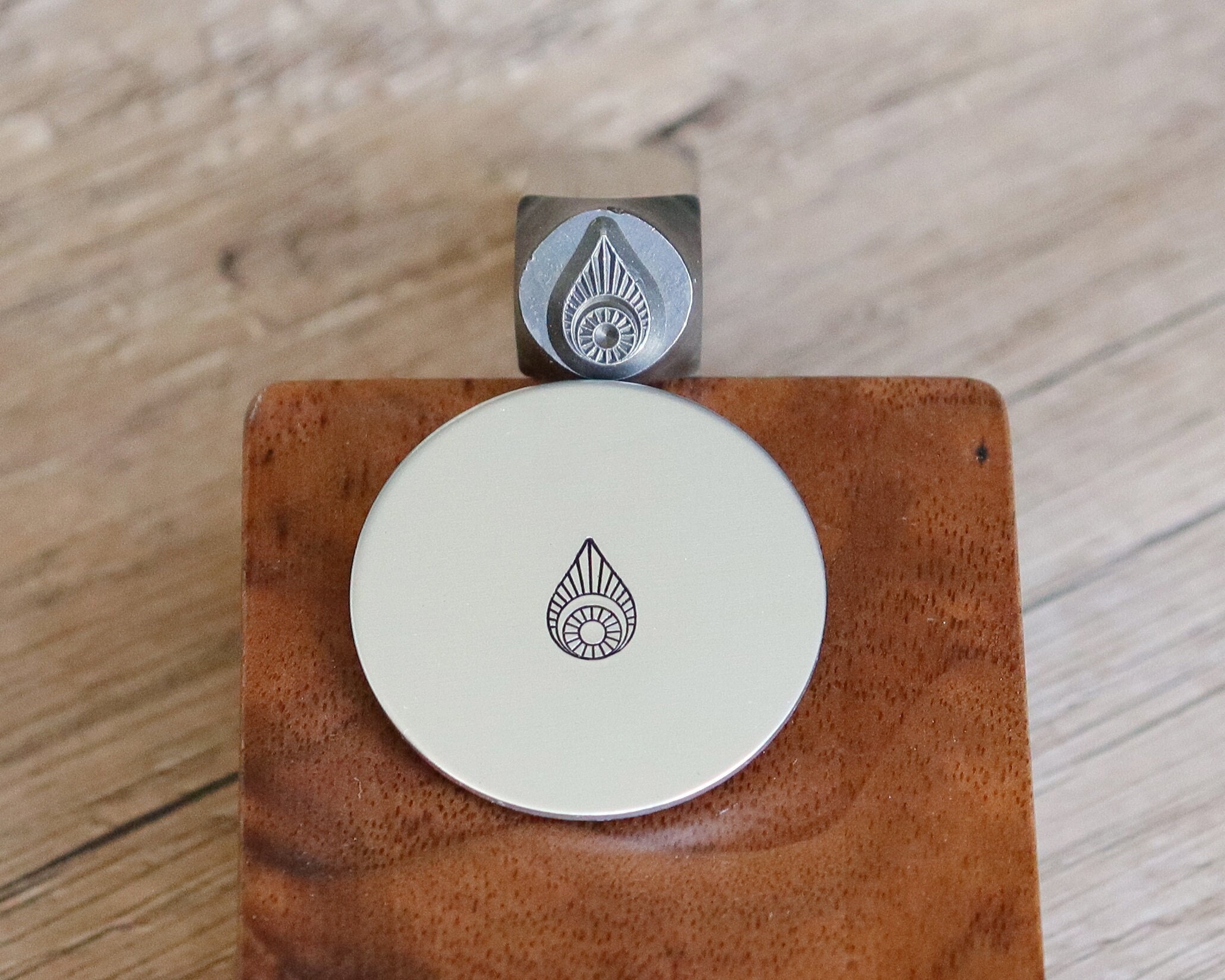 Teardrop Metal Stamp, Water,decorative Stamp,metal Design Stamp, Metal ...