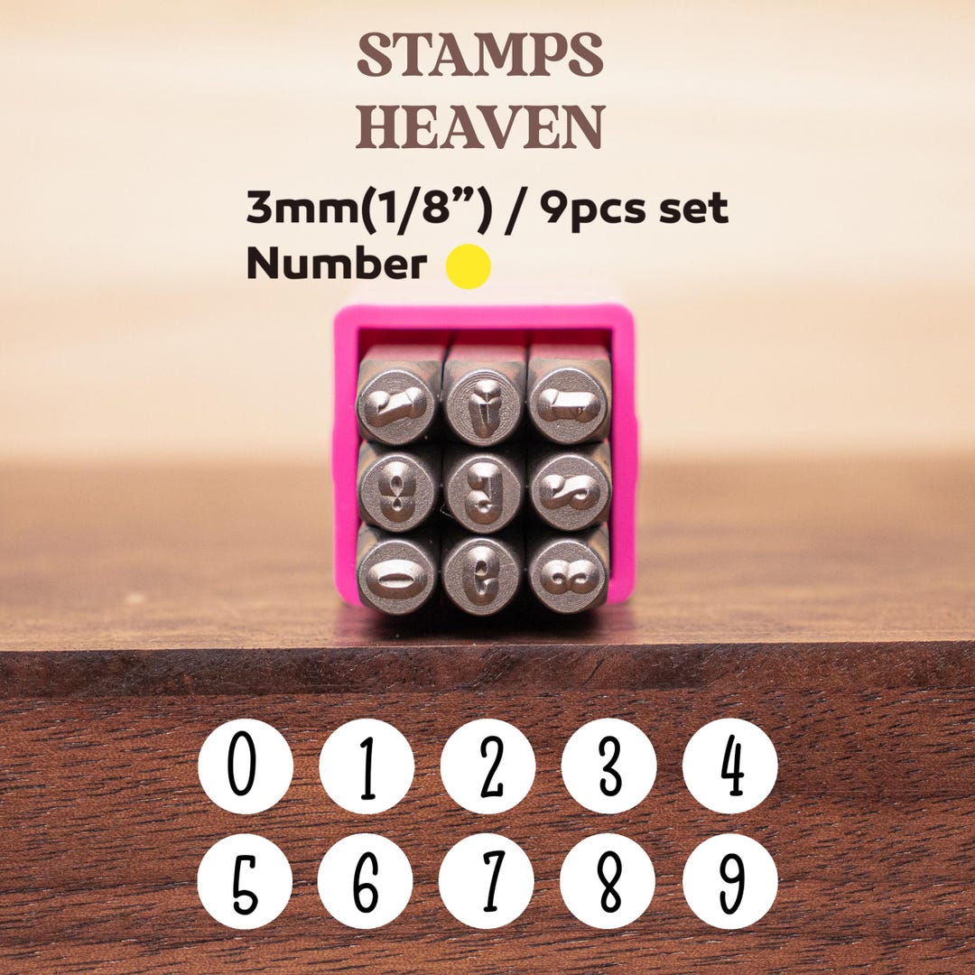 Numbers Metal Stamp, Metal Design Stamp, Metal Stamping Punch Tools ...