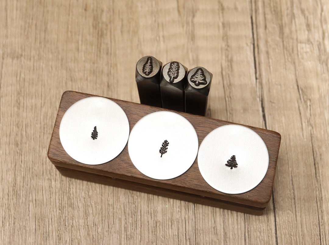 Vegetation Metal Stamps, Trees, Metal Design Stamp, Metal Stamping ...