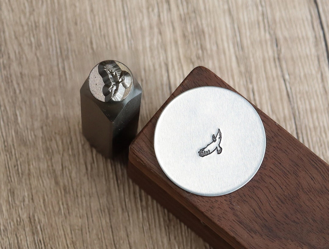 Eagle Flying Metal Stamp, Animal Stamps, Metal Design Stamp, Metal ...