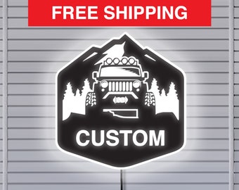 Jeep Led Neon Sign - Etsy