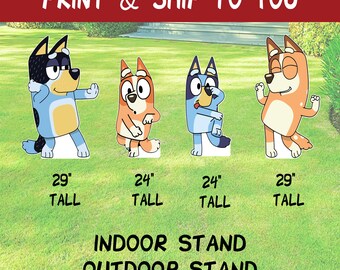 Halloween Bluey Signs Cut Outs - Etsy