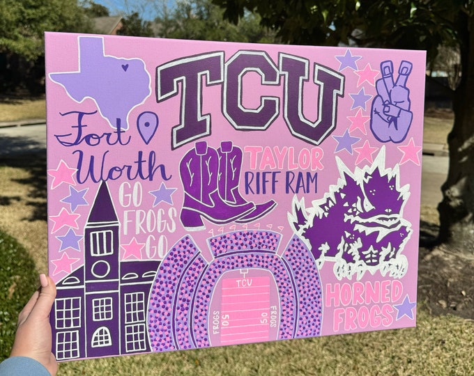 Custom College Painting - Etsy