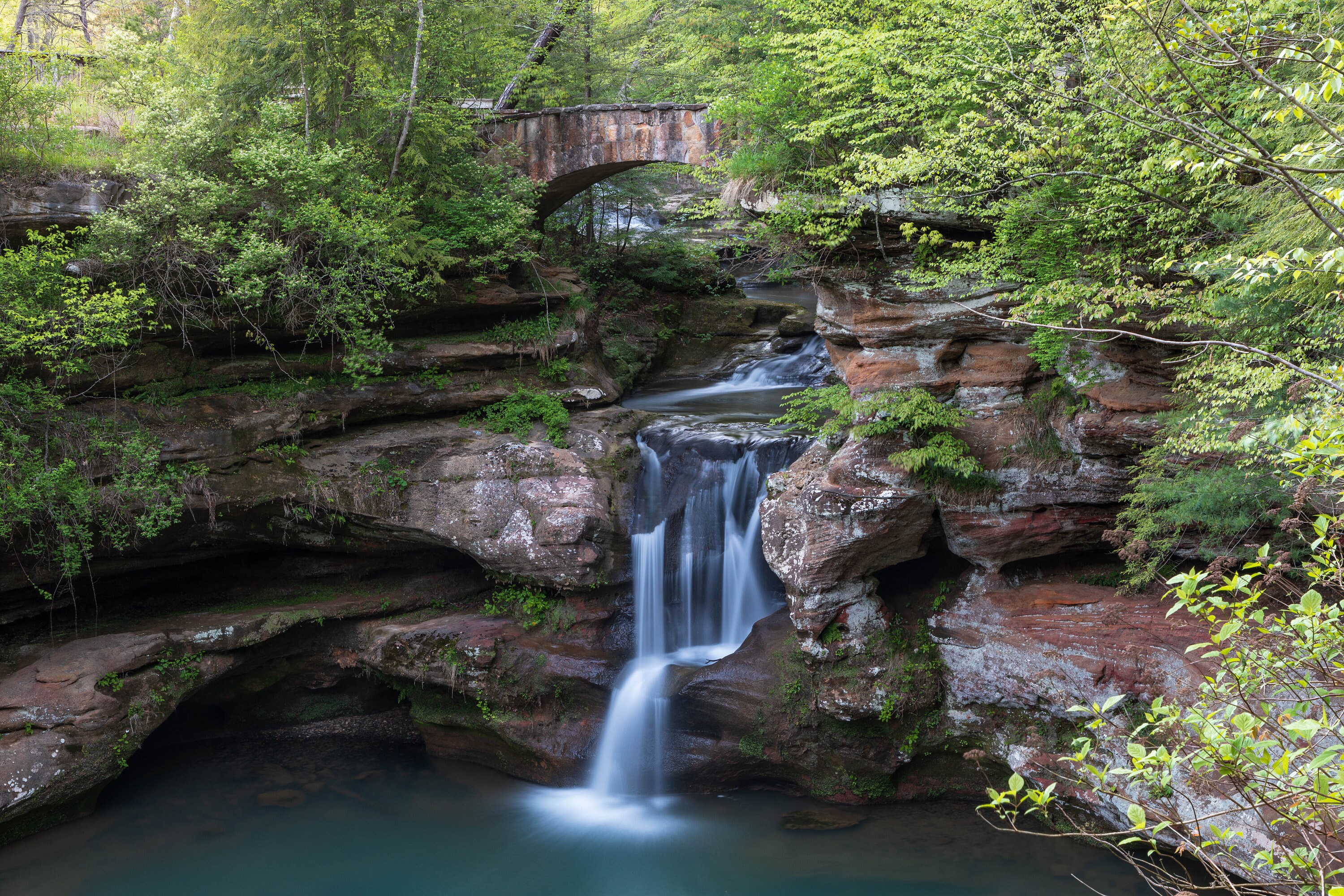 Upper Falls in May Wall Art, 8x12 Print W/ 12x16 Mat - Etsy