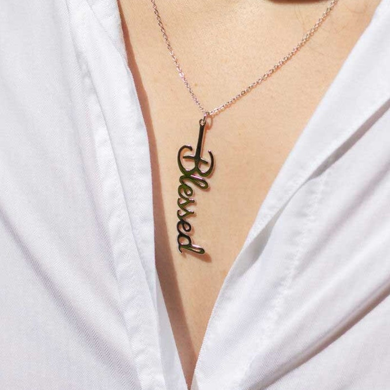 Blessed Necklace - Etsy