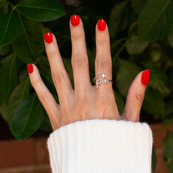 Faith Ring - Etsy