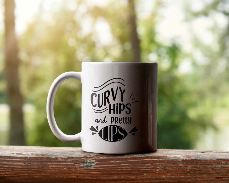 Curvy hips and pretty lips printable svg download - Etsy México