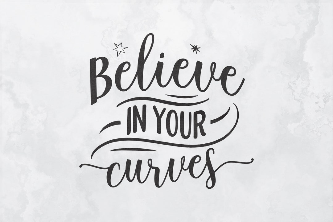 Body Positivity Quote for Curvy Women - Etsy