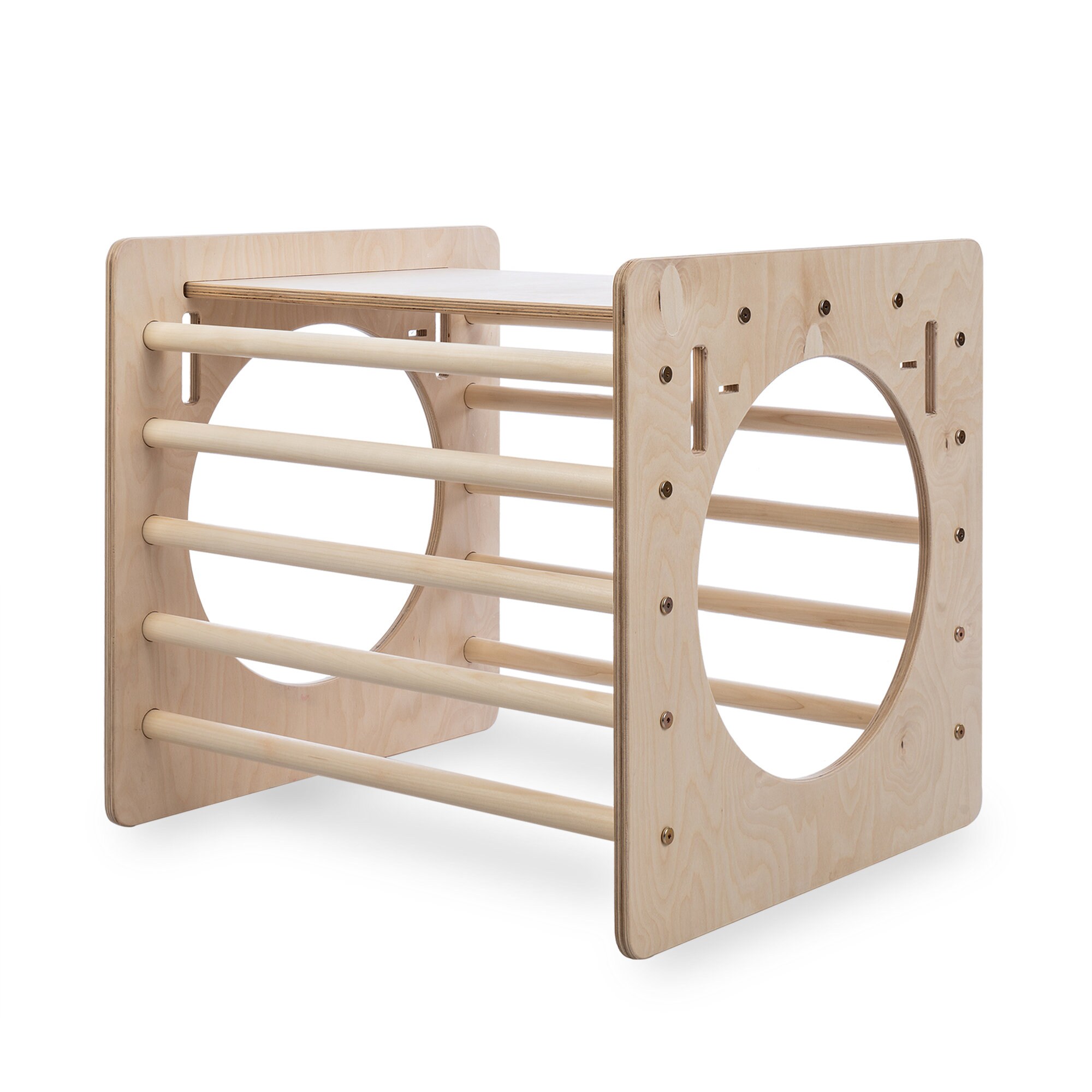 Rainbow Climbing, Activity Cube for Kids, Waxed Cube, Toy for Toddler ...