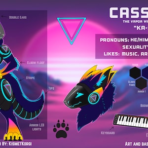 Protogen Reference Sheet Base - Etsy