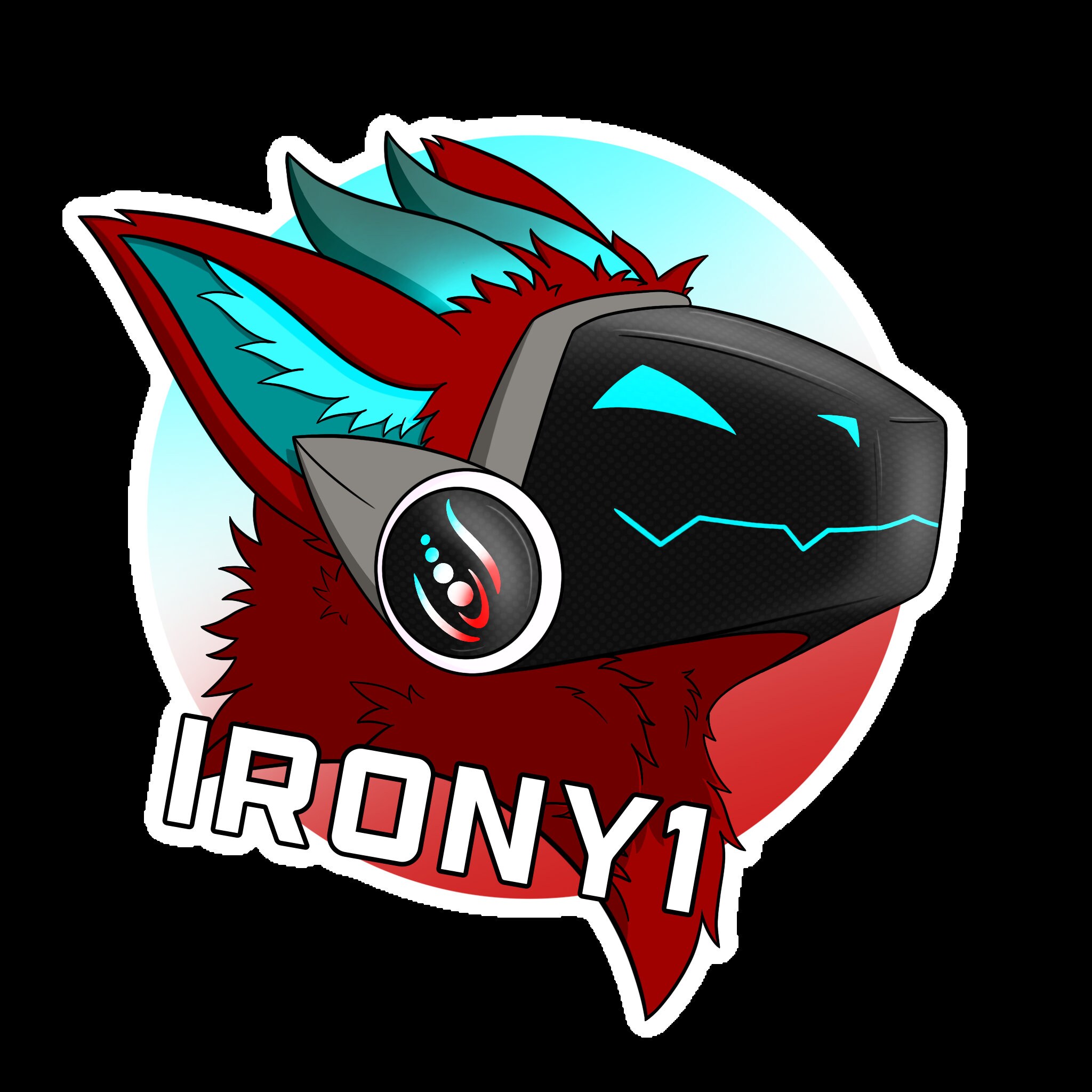 Protogen Headshot Icon Base - Etsy