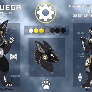Protogen Reference Sheet Base - Etsy