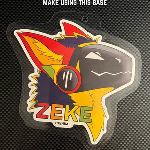 Protogen Headshot Icon Base - Etsy