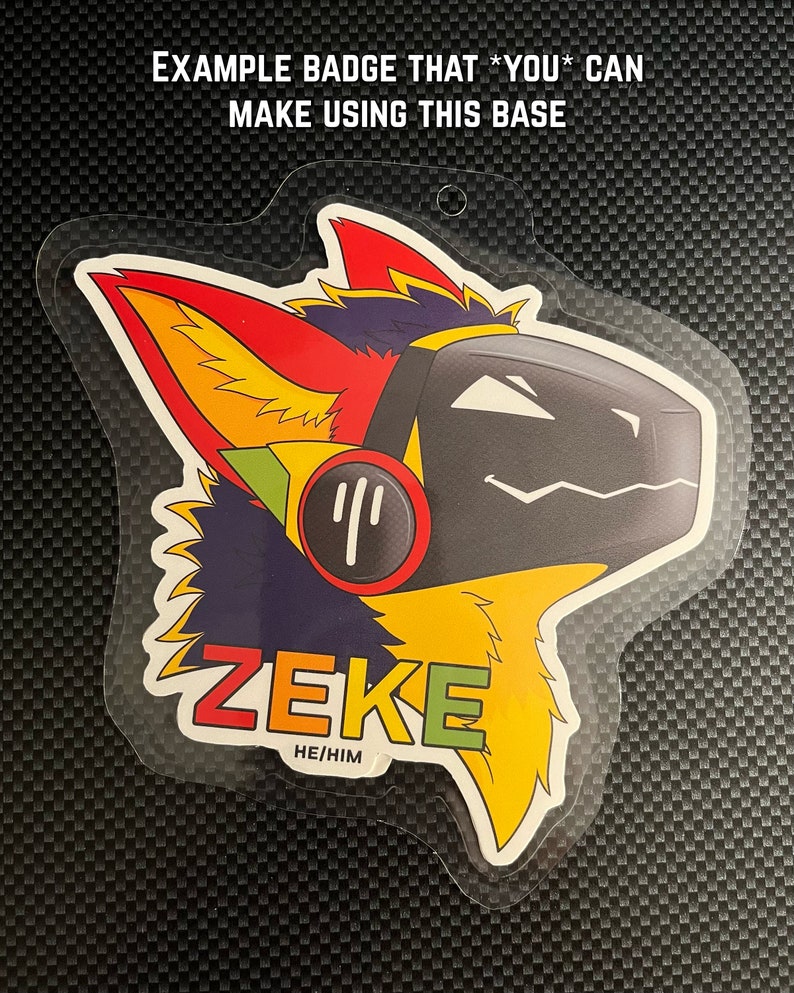 Protogen Headshot Icon Base - Etsy