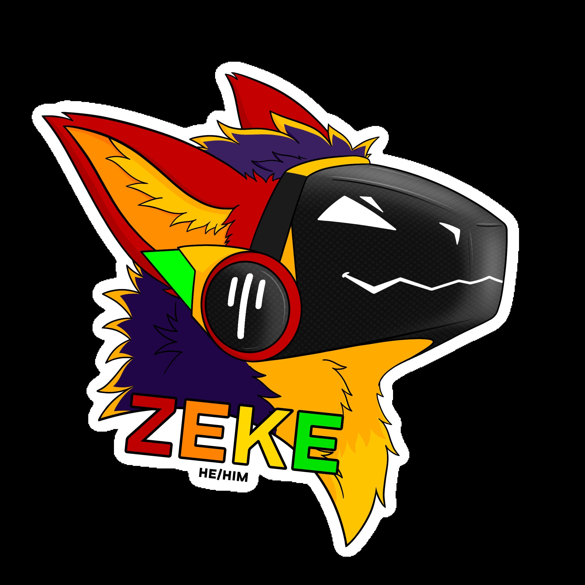 Protogen Headshot Icon Base - Etsy