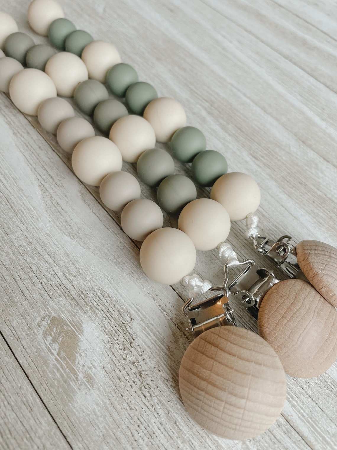 Silicone Pacifier Chain, Pacifier Clip, Boho Pacifier Clip, Baby Shower ...