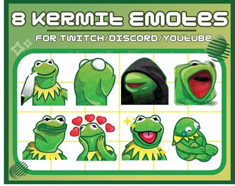 Kermit the Frog Emote - Etsy