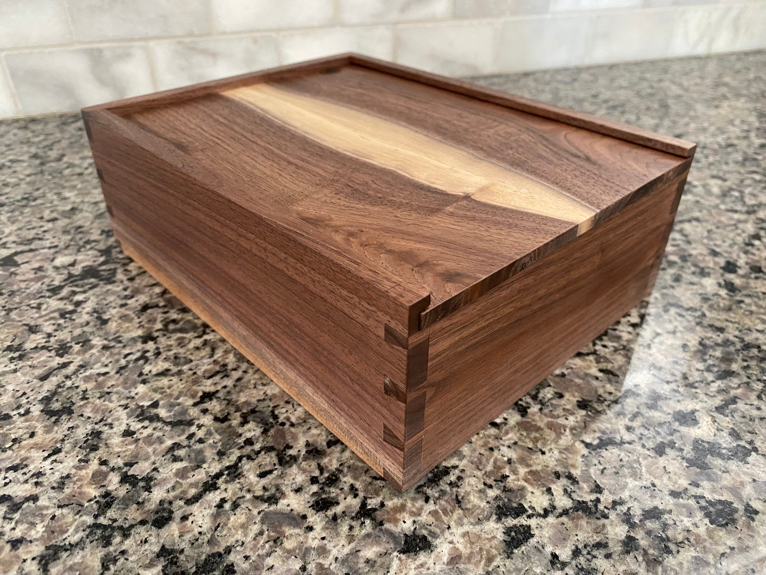 Custom Dovetail Keepsake Box With Sliding Lid - Etsy