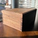 Custom Dovetail Keepsake Box With Brass Hinged Lid - Etsy