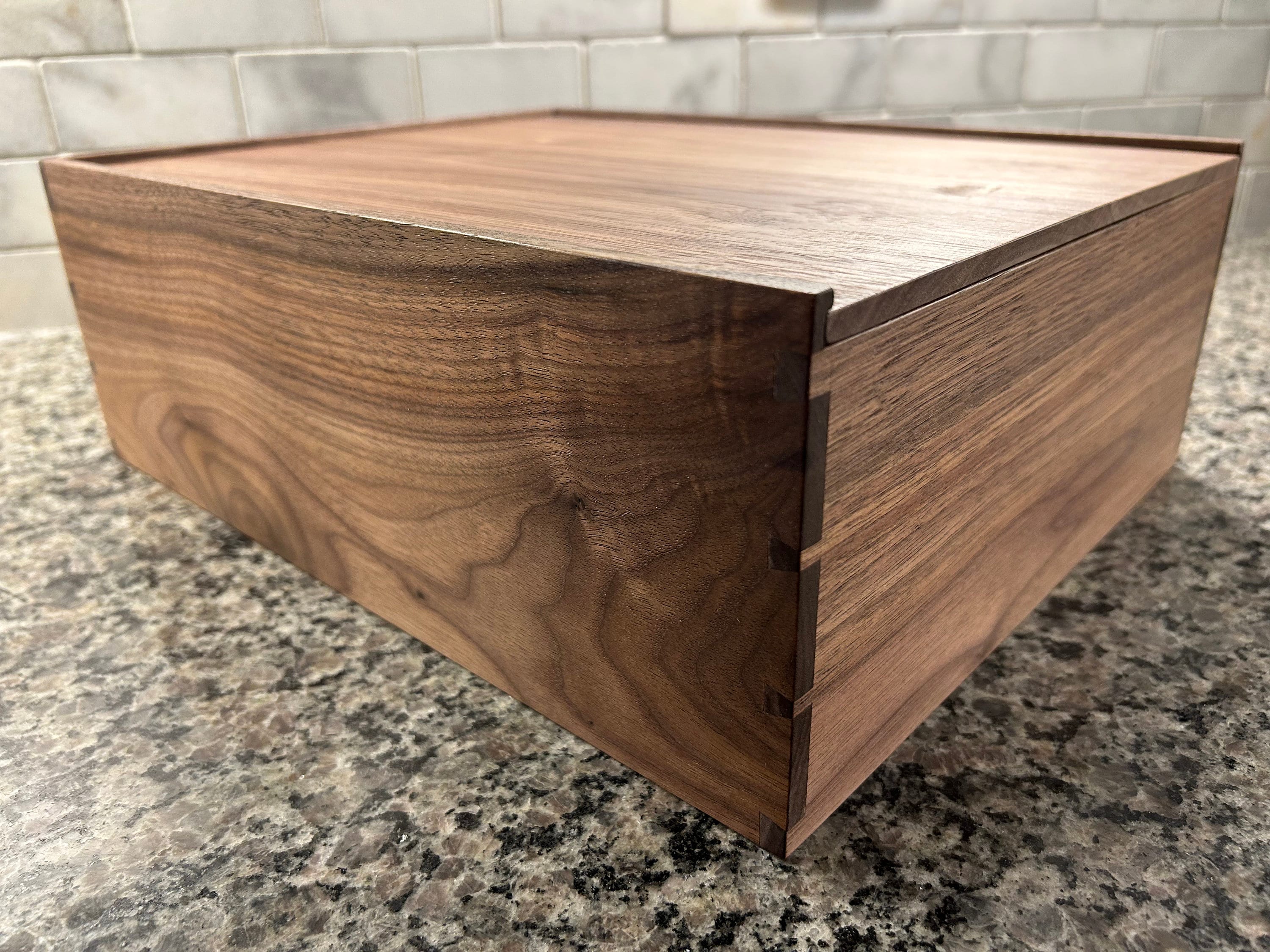 Custom Dovetail Keepsake Box With Sliding Lid - Etsy