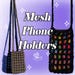 Crochet Mesh Phone Holder - Etsy