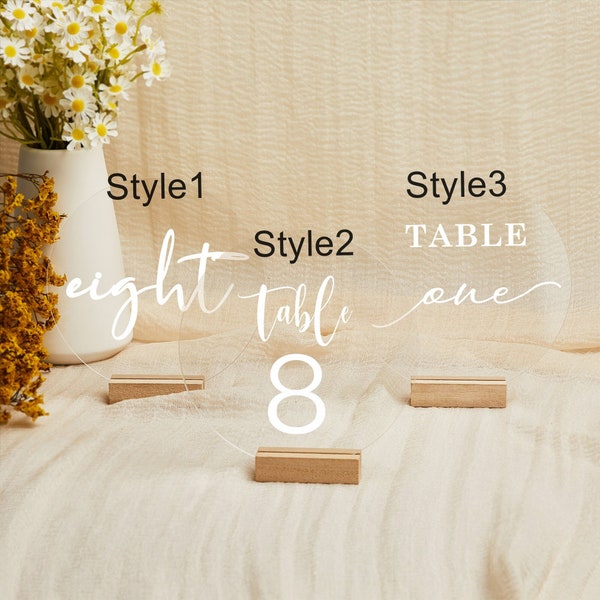 Deco Table Number - Etsy