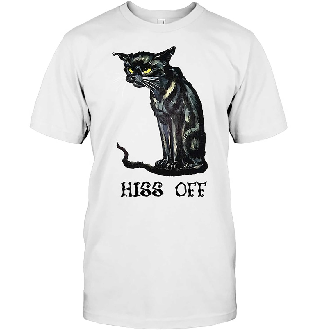 Cat Hiss Off Camisas divertidas Sudadera con capucha Suéter - Etsy España